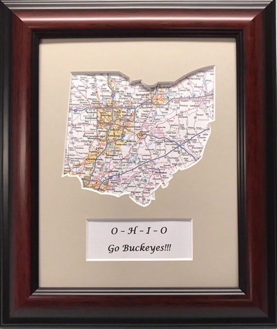 Ohio Cut-out Frame | Etsy