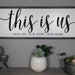 This Is Us Sign Our Life Our Story Our Home Sign Framed Wood | Etsy