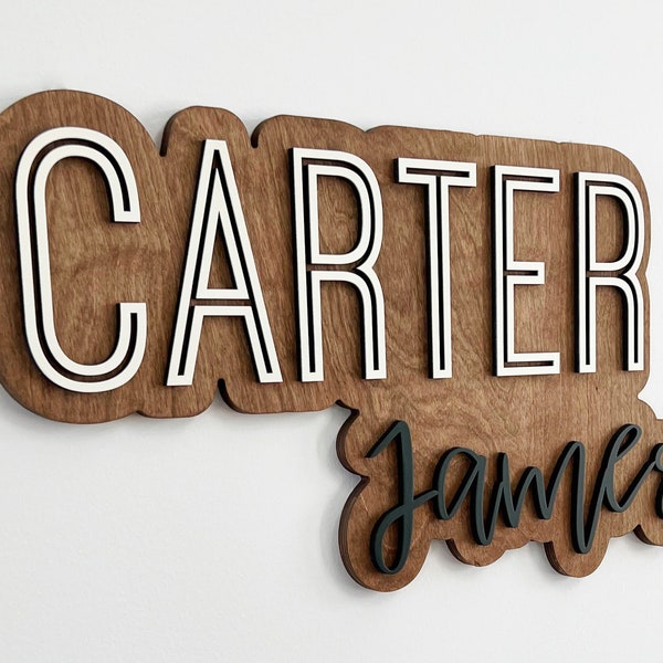 Nursery Name Sign - Etsy