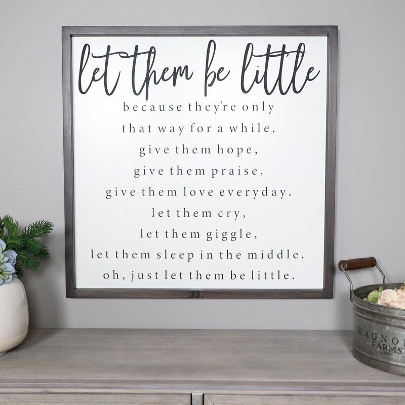 Let Them Be Little - Etsy