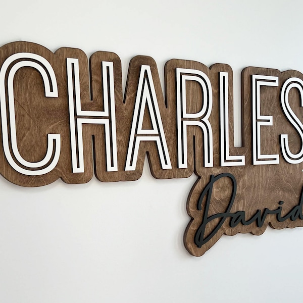 Large Name Sign - Etsy