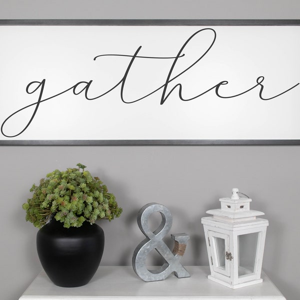 Large Gather Sign - Etsy