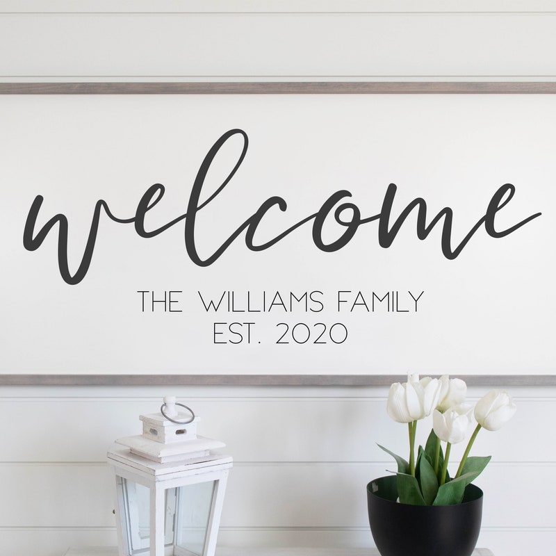 Entryway Sign - Etsy