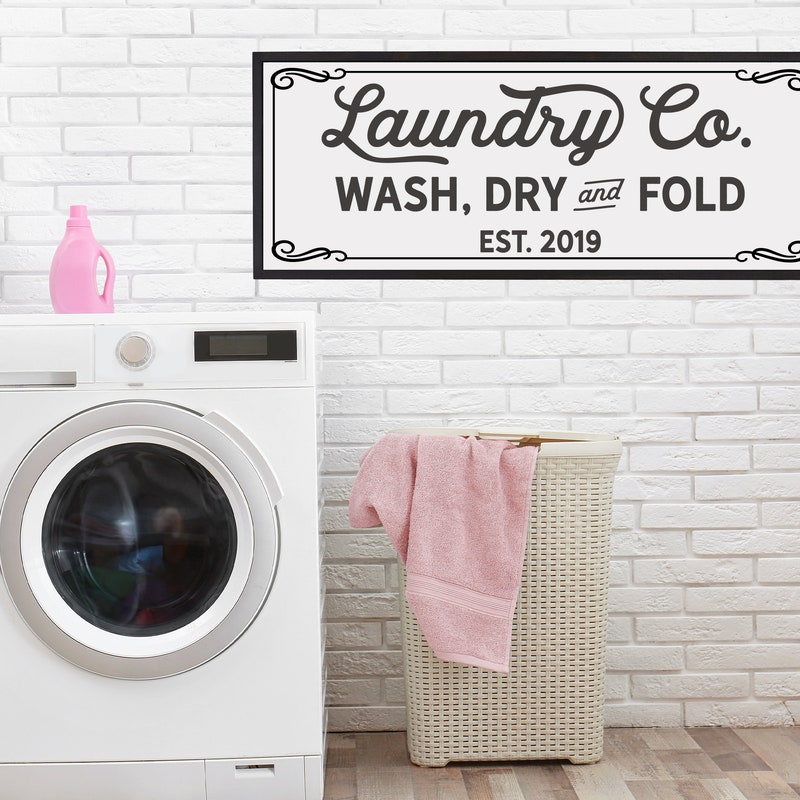 Laundry Co Sign - Etsy