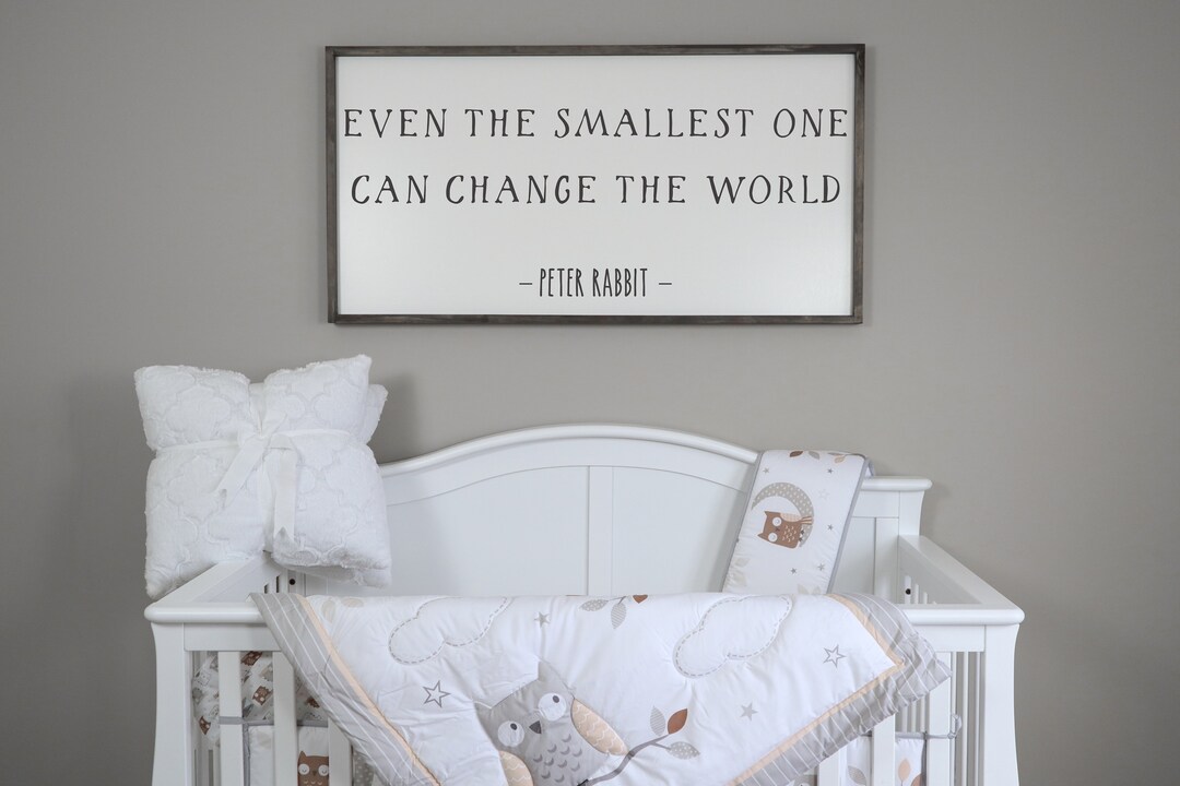 Even the Smallest One Can Change the World Wood Signs - Etsy Canada