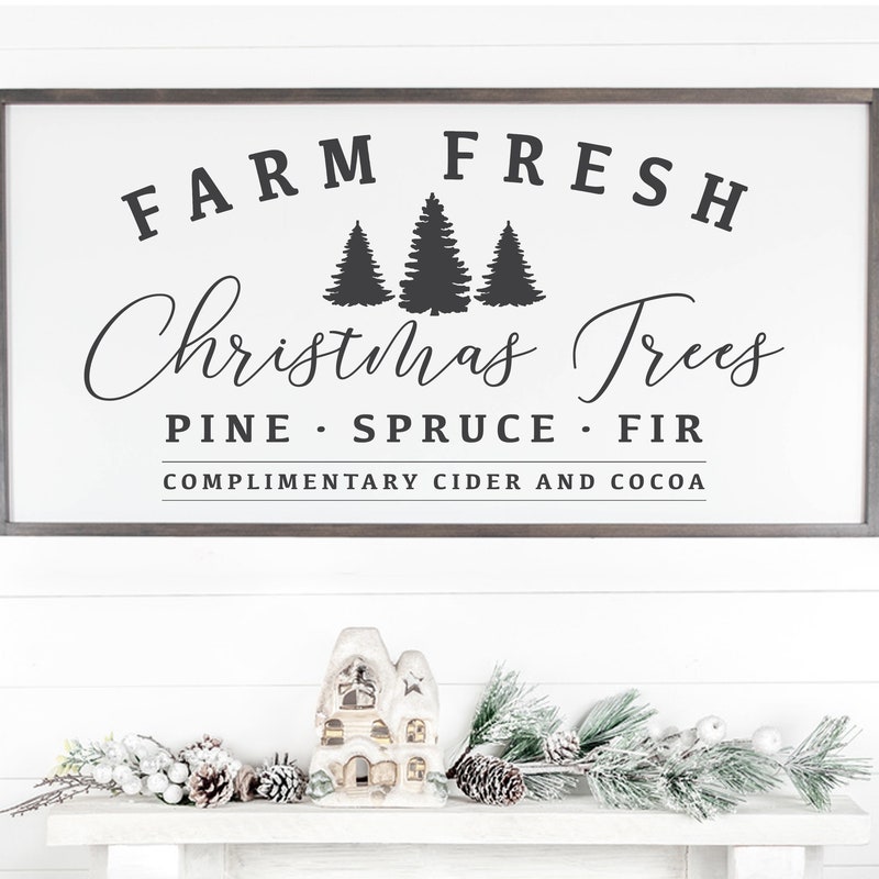 Christmas Tree Sign - Etsy