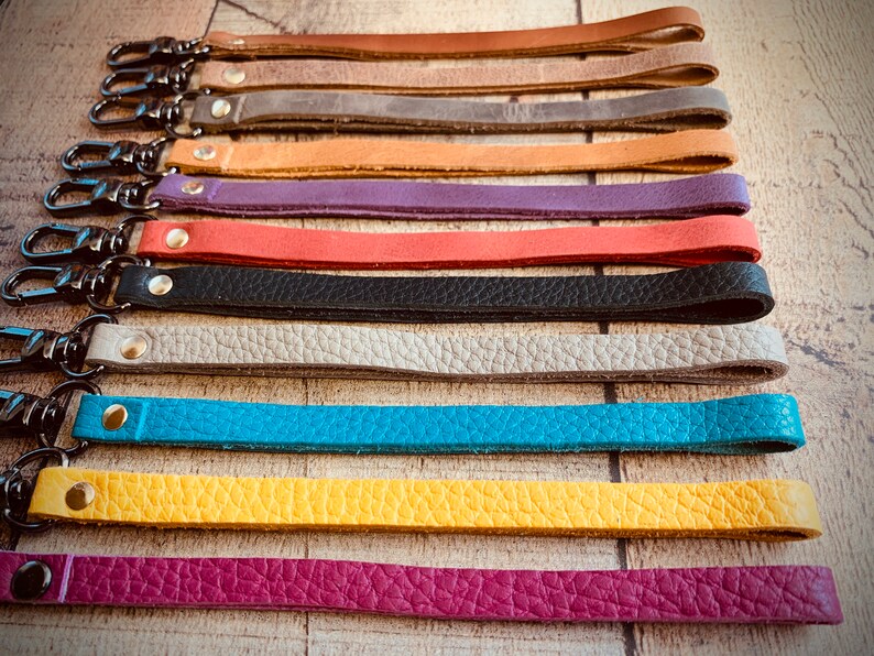 Leather Wristlet Leather Wrist Loop Wrist Strap Hand Loop | Etsy