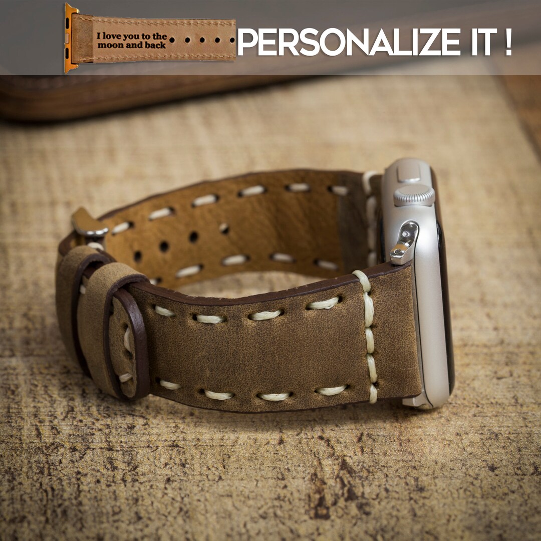 Camel Apple Watch Band 38, 40, 41, 42, 44, 45, 49 Mm, Antic Camel ...
