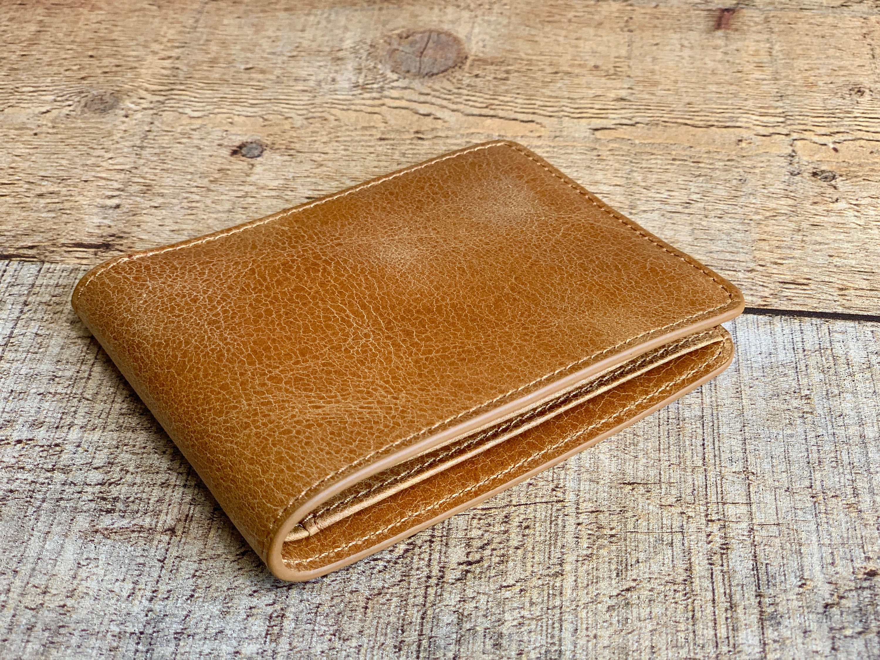 Custom Antic Amber leather wallet Classic Bifold Wallet | Etsy