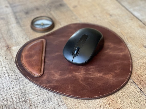 Leather Mouse Pad Personalized Mouse Pad Engraved Mouse Pad - Etsy