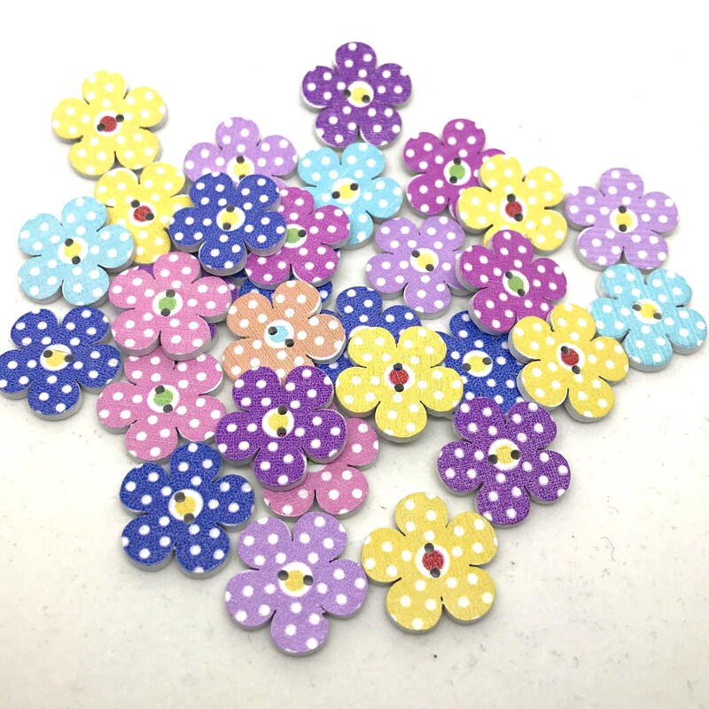 Daisy Buttons - Etsy UK
