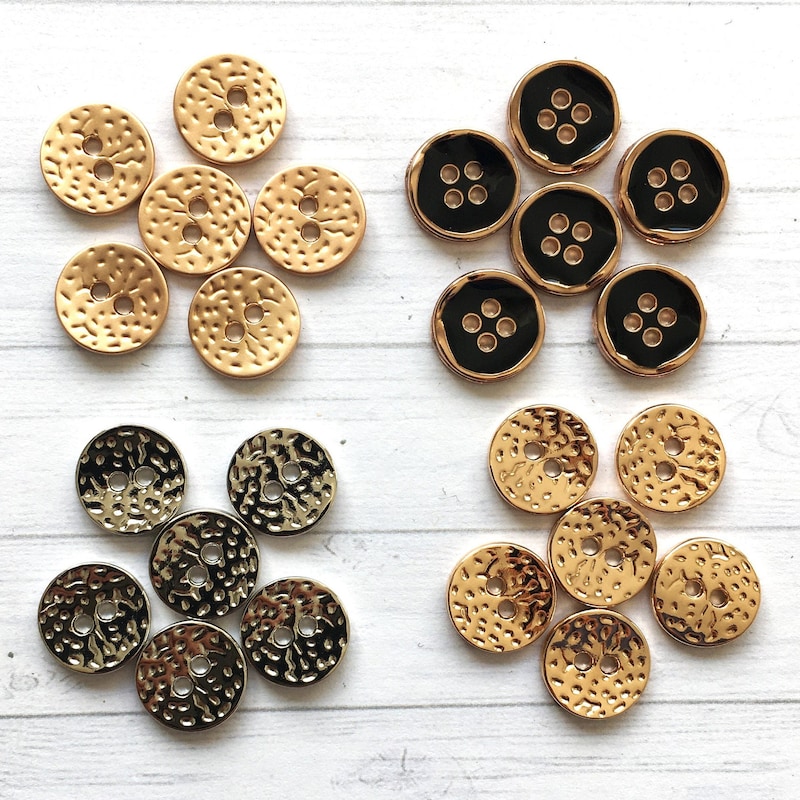 Gold Buttons - Etsy