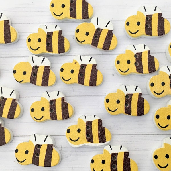 Bee Buttons - Etsy