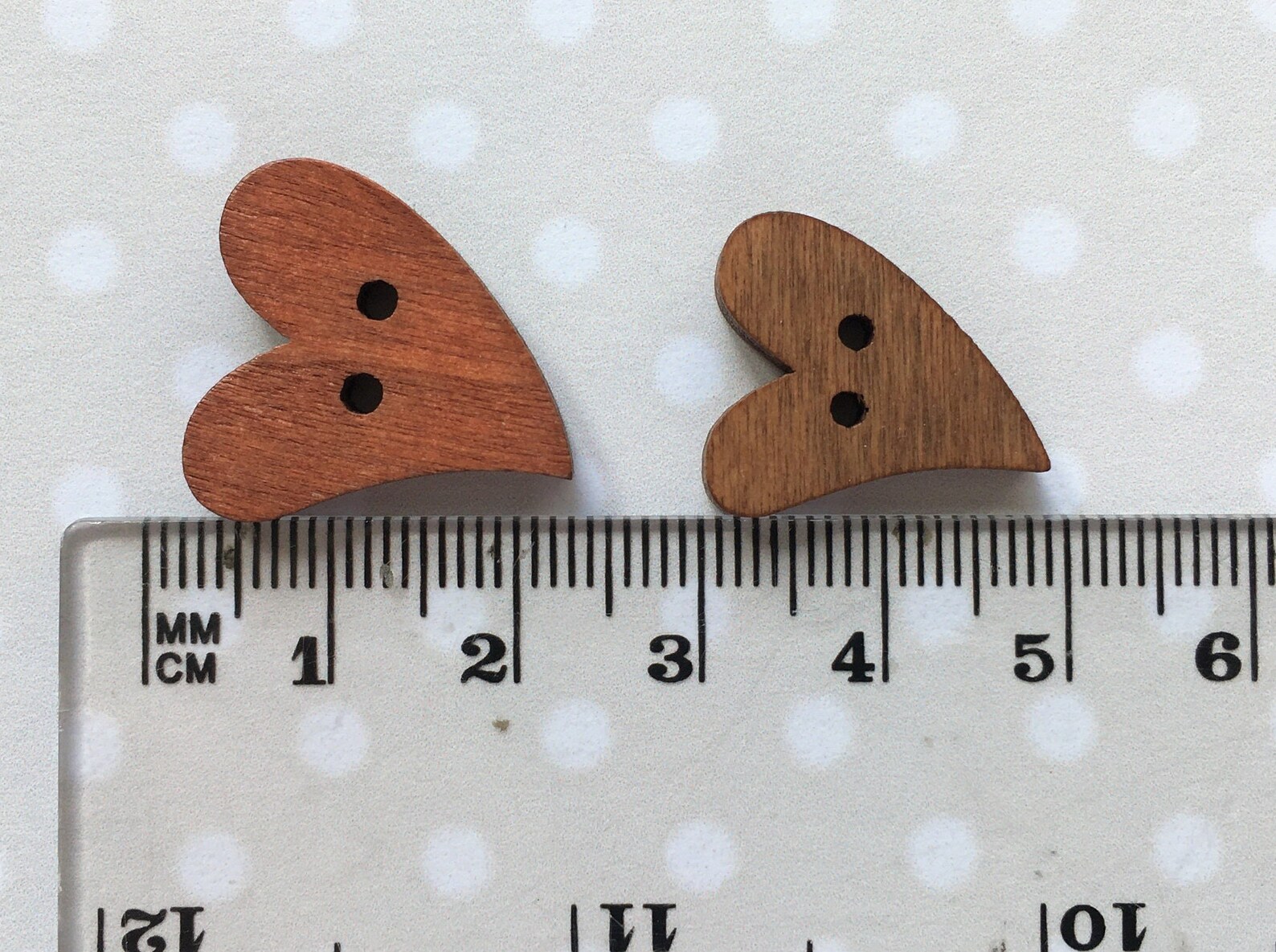 STYLISED WOODEN HEART Buttons X 9 20mm X 16mm Heart Buttons - Etsy UK