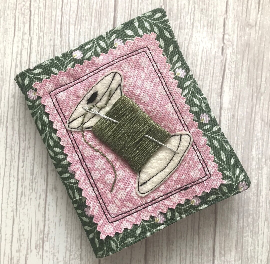 Handmade Vintage Style Needle Case, Pretty Handmade Needle Case ...