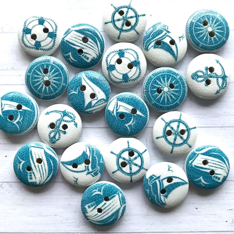 Nautical Buttons - Etsy