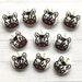 15 Mm WILD ANIMAL THEME Buttons Round X 10, Cute Little Wild Animal ...