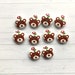 15 Mm WILD ANIMAL THEME Buttons Round X 10, Cute Little Wild Animal ...