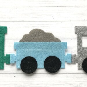 1 X FELT STEAM TRAIN, Steam Train Decorations, Train Felt Die Cuts ...
