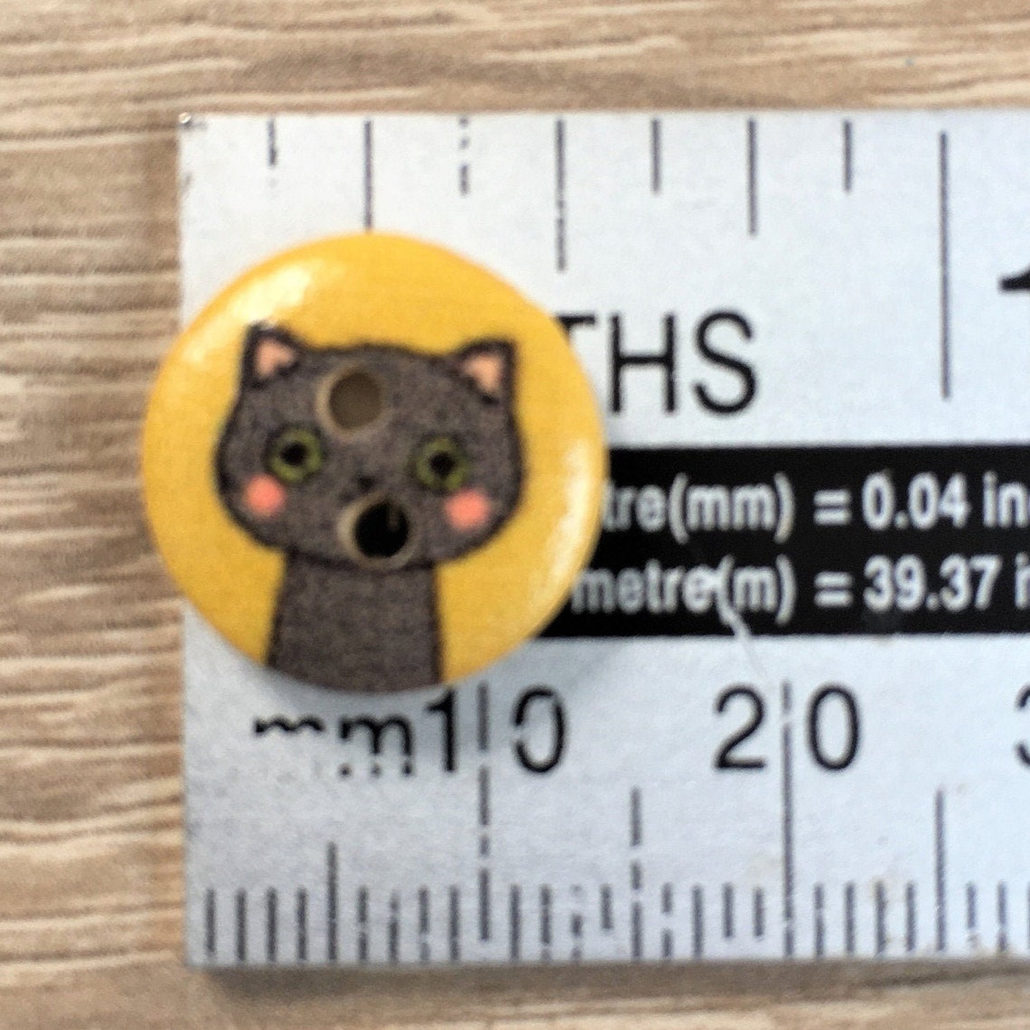 15 Mm CAT BUTTONS X 10 Cute Little Cat Buttons Cat Buttons - Etsy UK