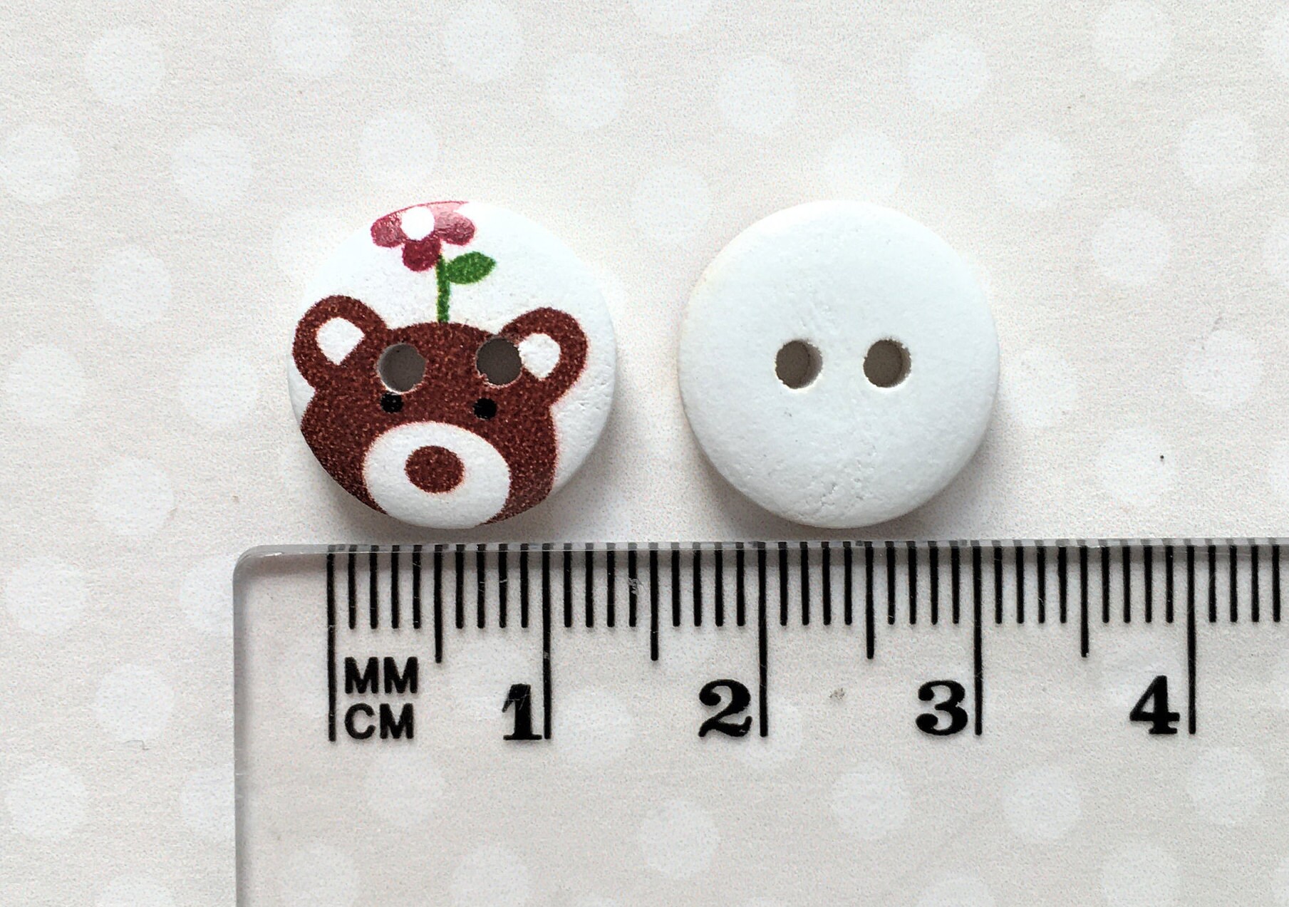 15 Mm WILD ANIMAL THEME Buttons Round X 10 Cute Little Wild - Etsy UK