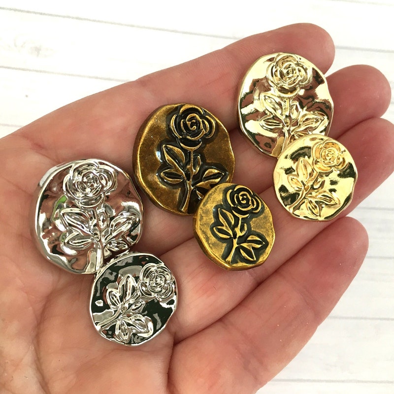 Brass Shank Button - Etsy