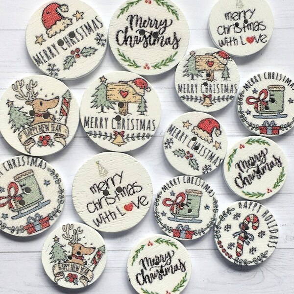 Nativity Buttons - Etsy UK