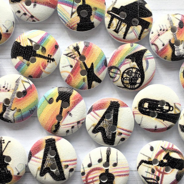 Music Buttons - Etsy