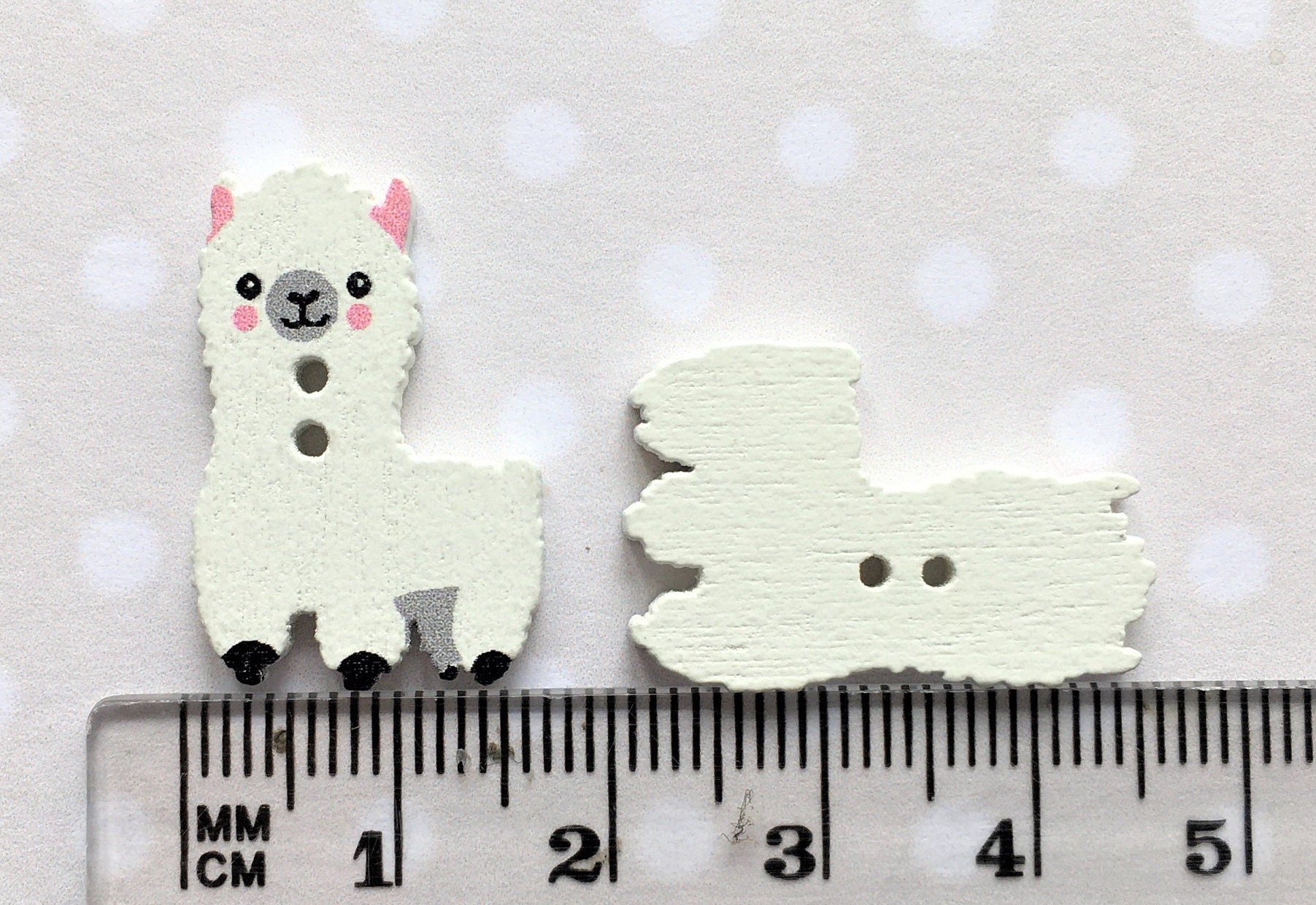LLAMA BUTTONS X 10 Wooden Llama/alpaca Buttons Llama - Etsy