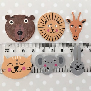WILD ANIMAL THEME Buttons, Cute Wild Animal Buttons, Jungle Buttons ...