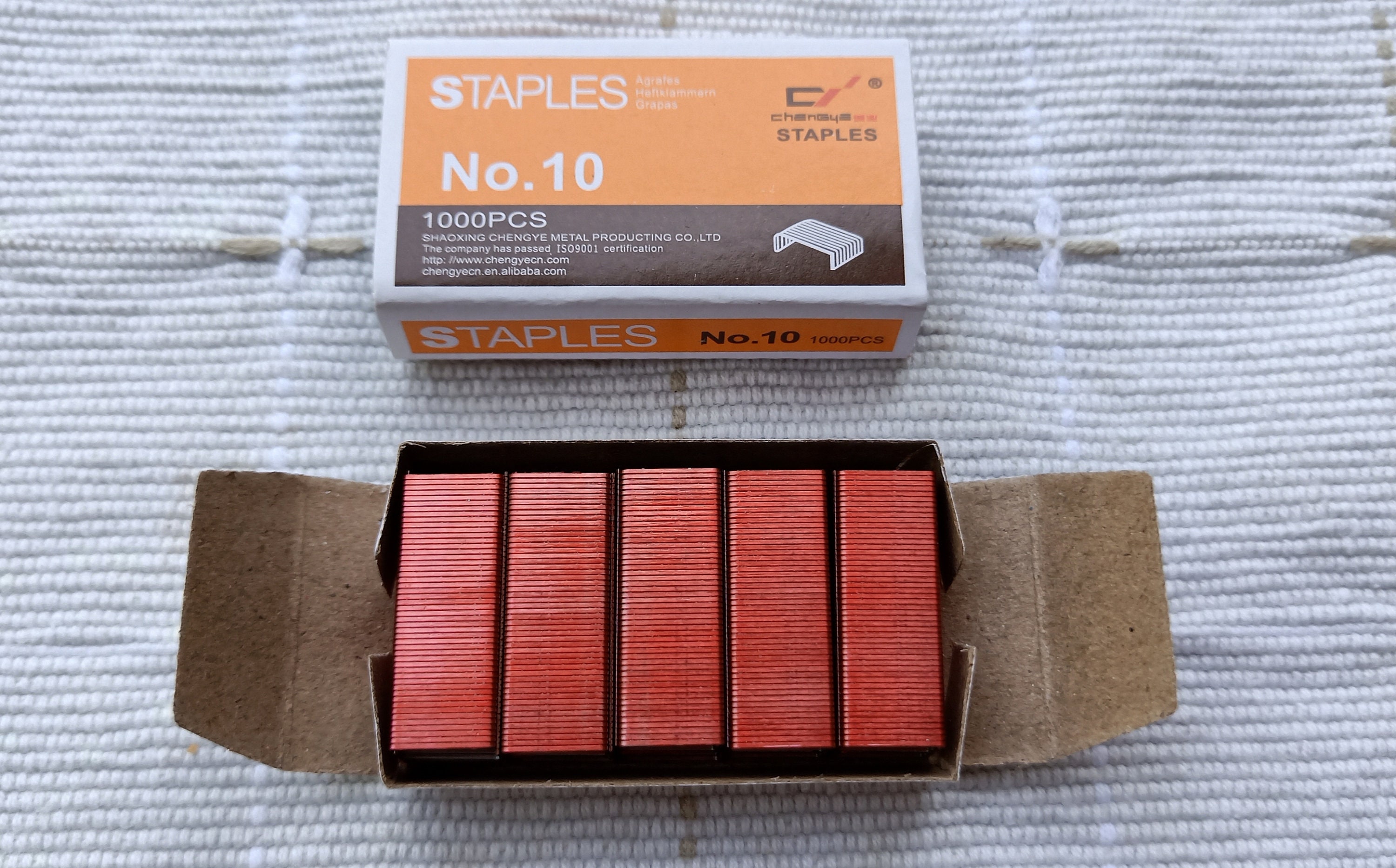 Coloured Staples No. 10: Blue Pink Yellow/gold Black - Etsy UK