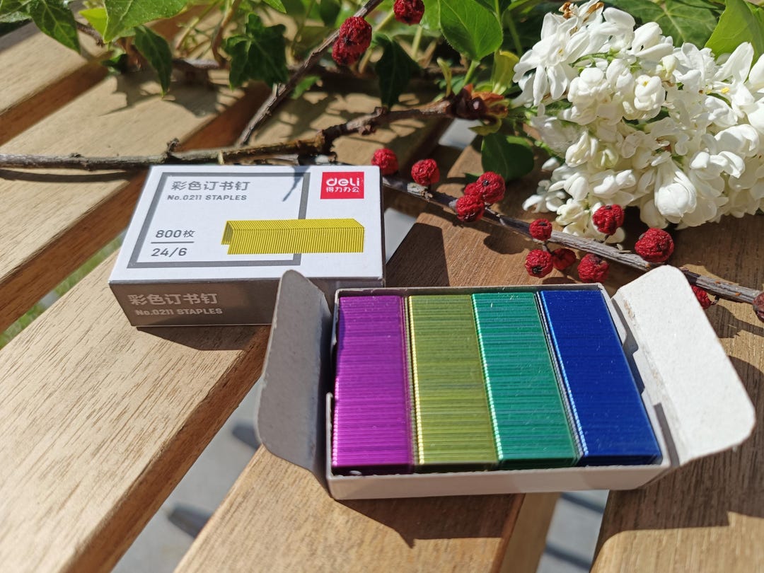 Multi-color Staples: 24/6, 800 Pieces - Etsy