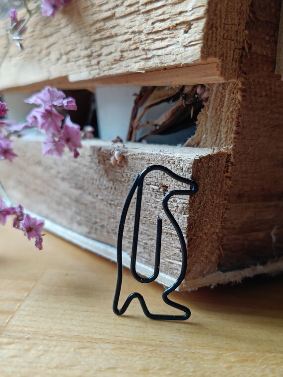 10 BIG D CLIPS Metallic Black Paper Clips King Penguin 3.5 X - Etsy