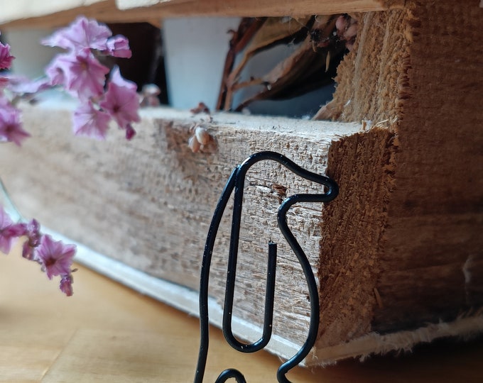 10 BIG D CLIPS Metallic Black Paper Clips King Penguin 3.5 X 1.5 Cm ...