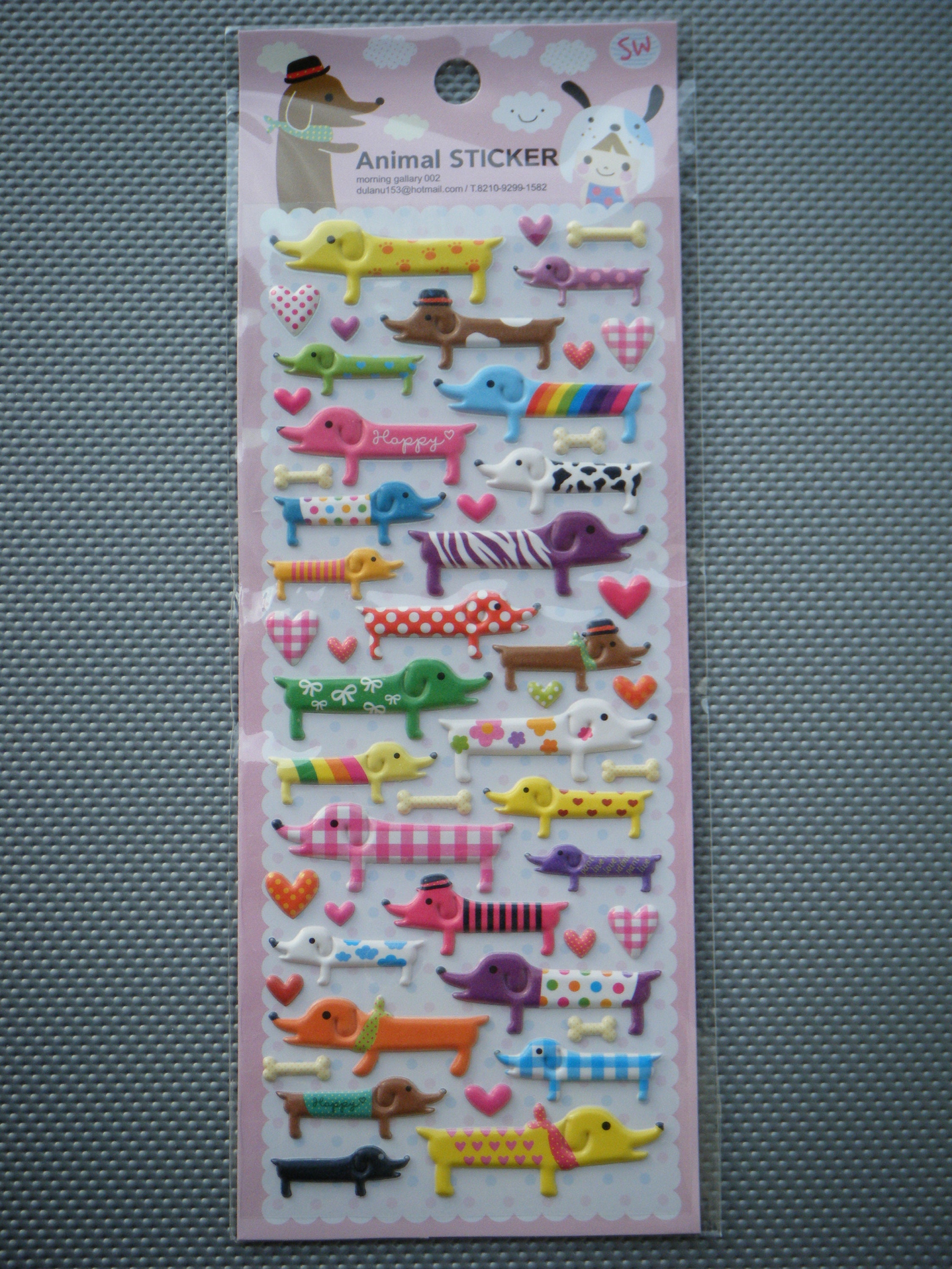 3D Animal Stickers - DOGS - Etsy