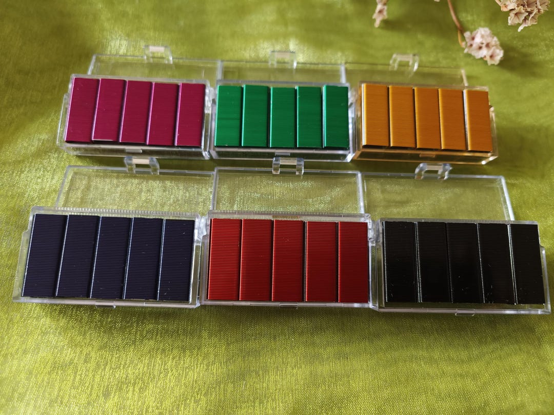 Colored Staples, Mini Stapler Refills, Pink, Green, Gold, Blue, Red ...
