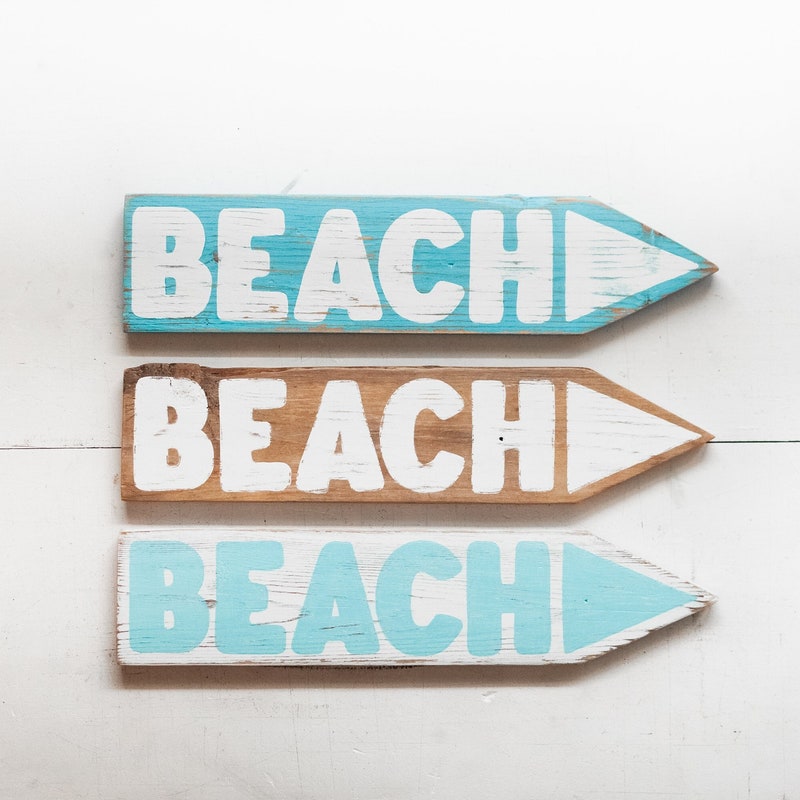 Beach Arrow Sign - Etsy