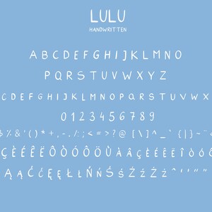 Lulu Handwritten Regular Font, Handwritten Font for Notes and Quotes ...