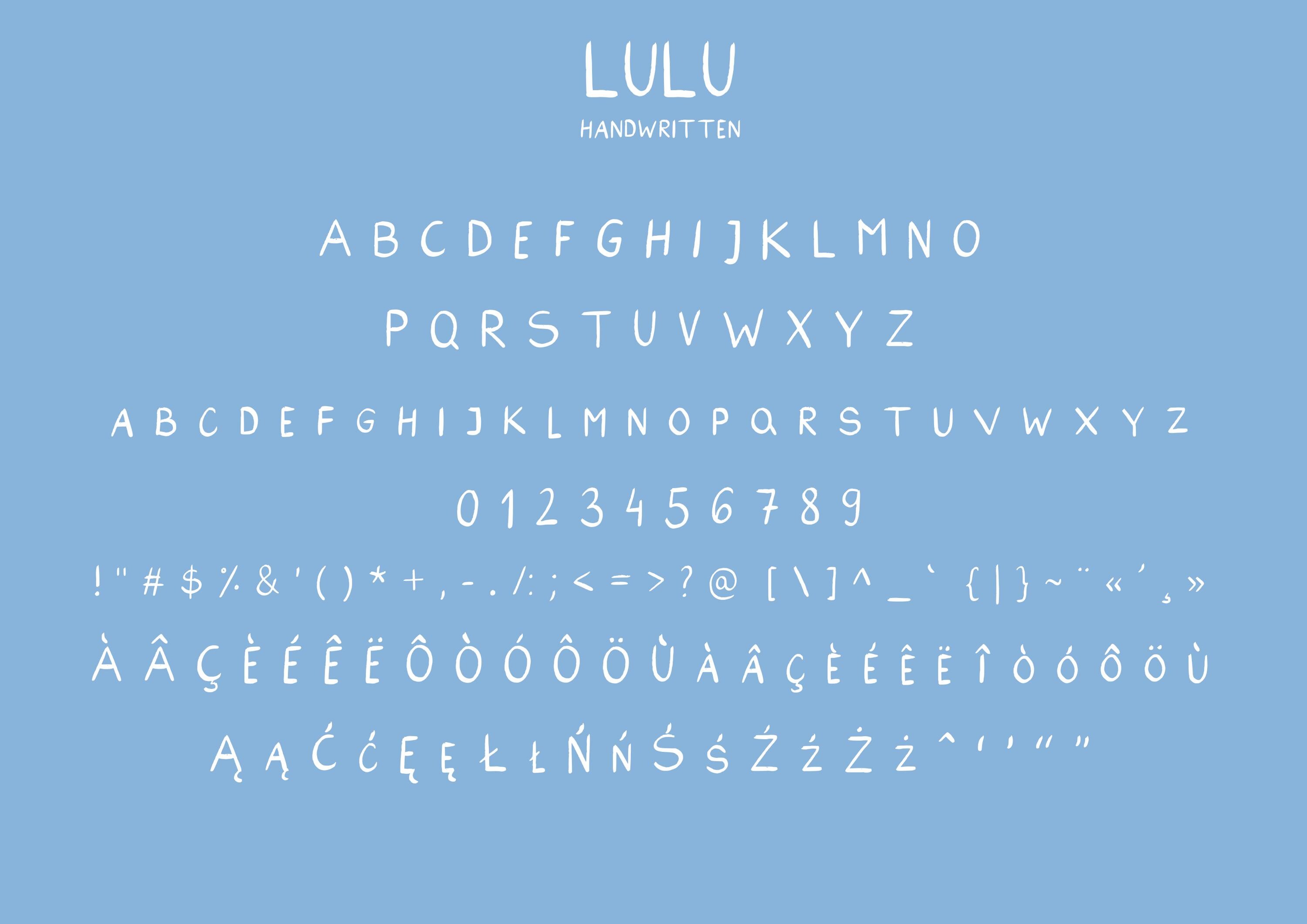 Lulu Handwritten Regular Font, Handwritten Font for Notes and Quotes ...