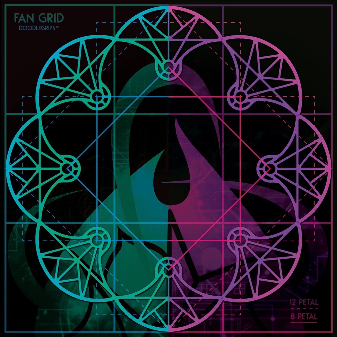 Fan Grid Tapestry - Etsy