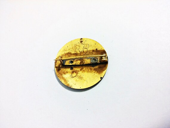 Antique 1928 50 Year Anniversary Pin - Gem