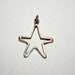 Vintage Sterling Silver Star Pendant - Etsy