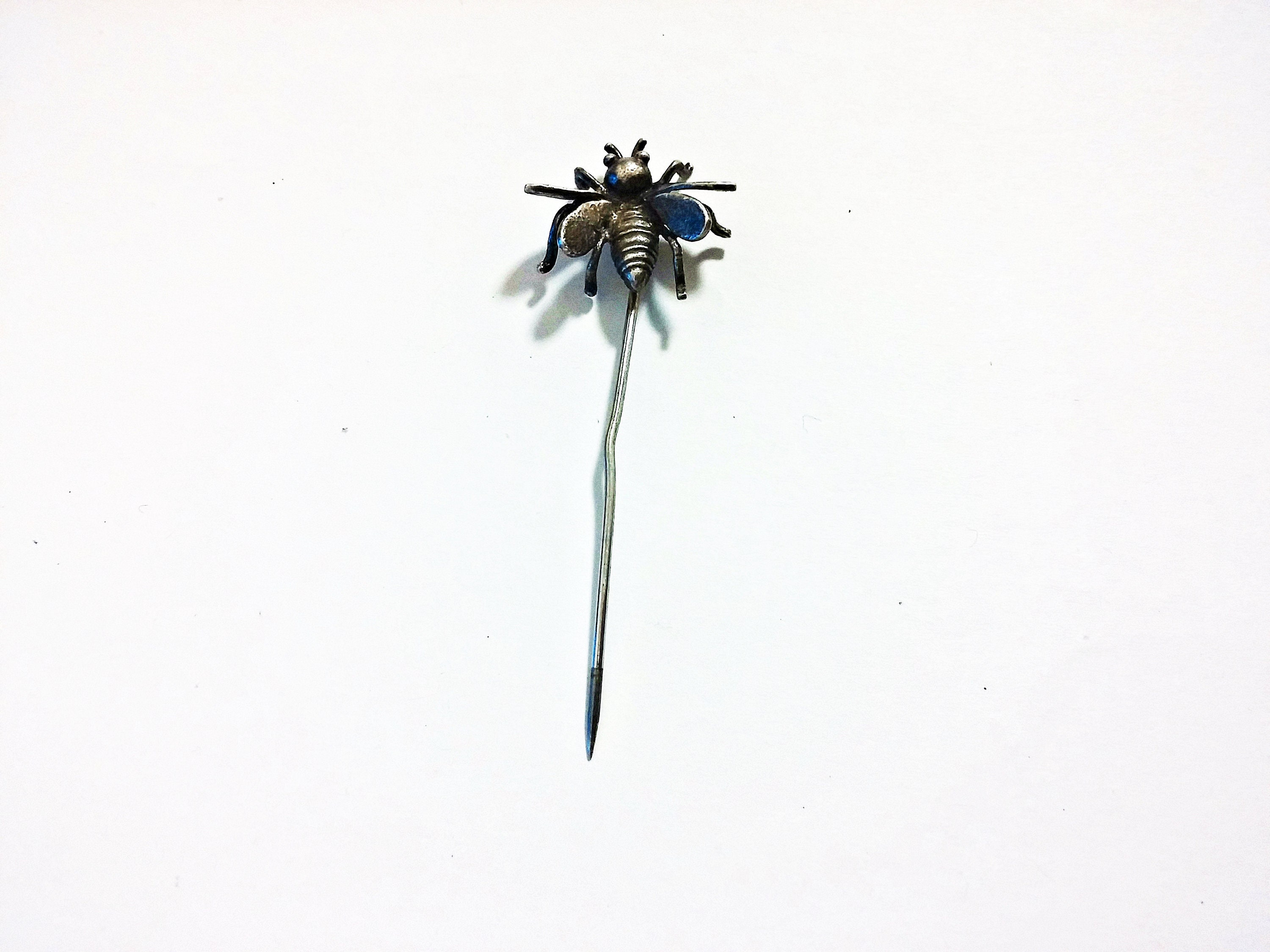 Antique Victorian 800 Silver Fly Stick Pin Insect Stick Pin | Etsy