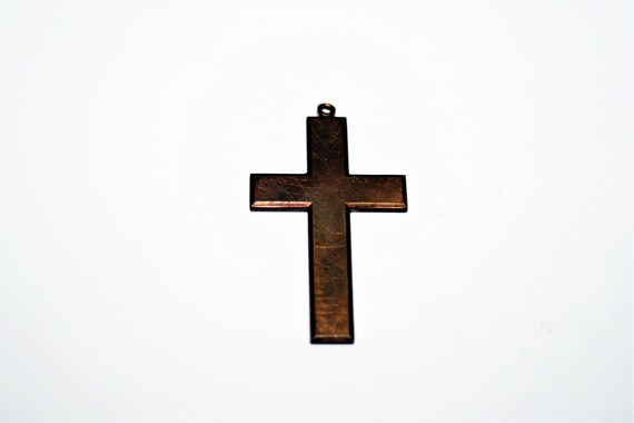 Antique Victorian Copper or Bronze Crucifix | Etsy