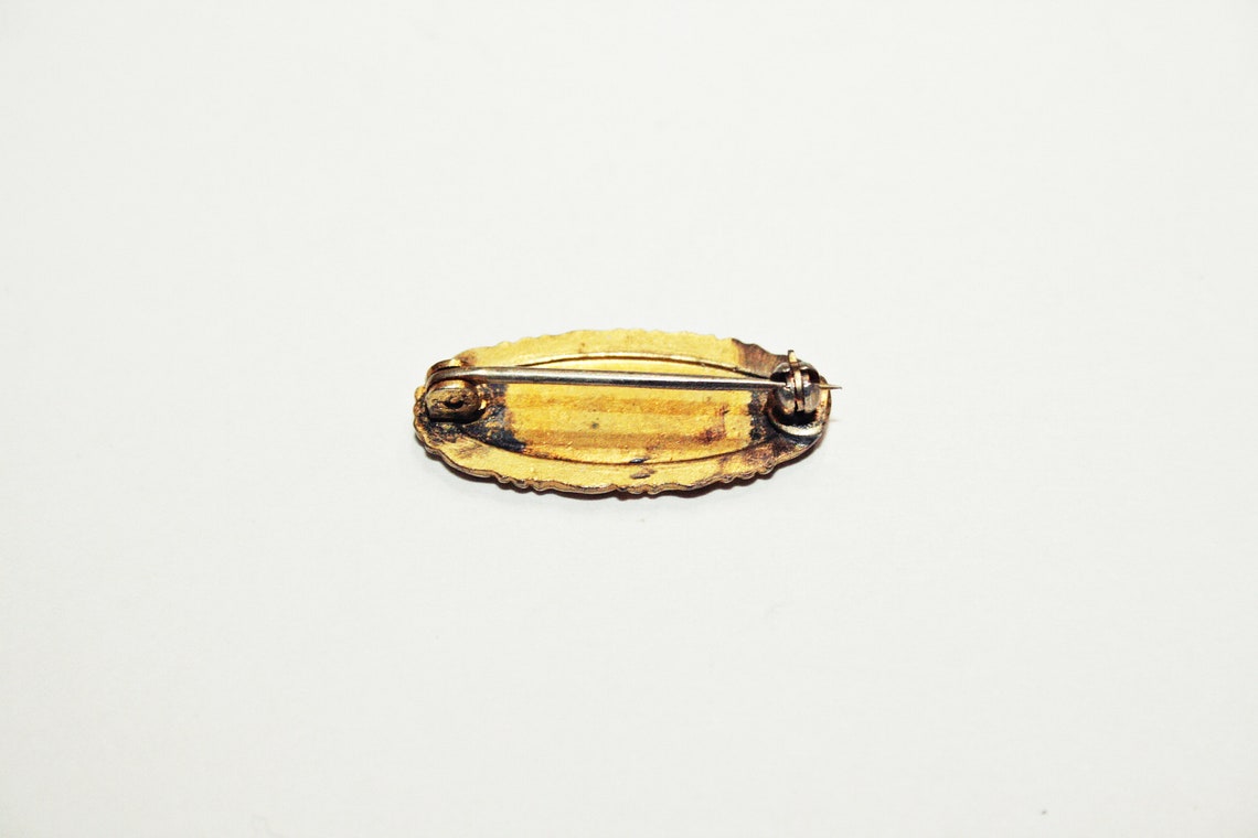 C1930 Art Deco Gold Filled Lingerie Pin Monogrammed JMS or - Etsy