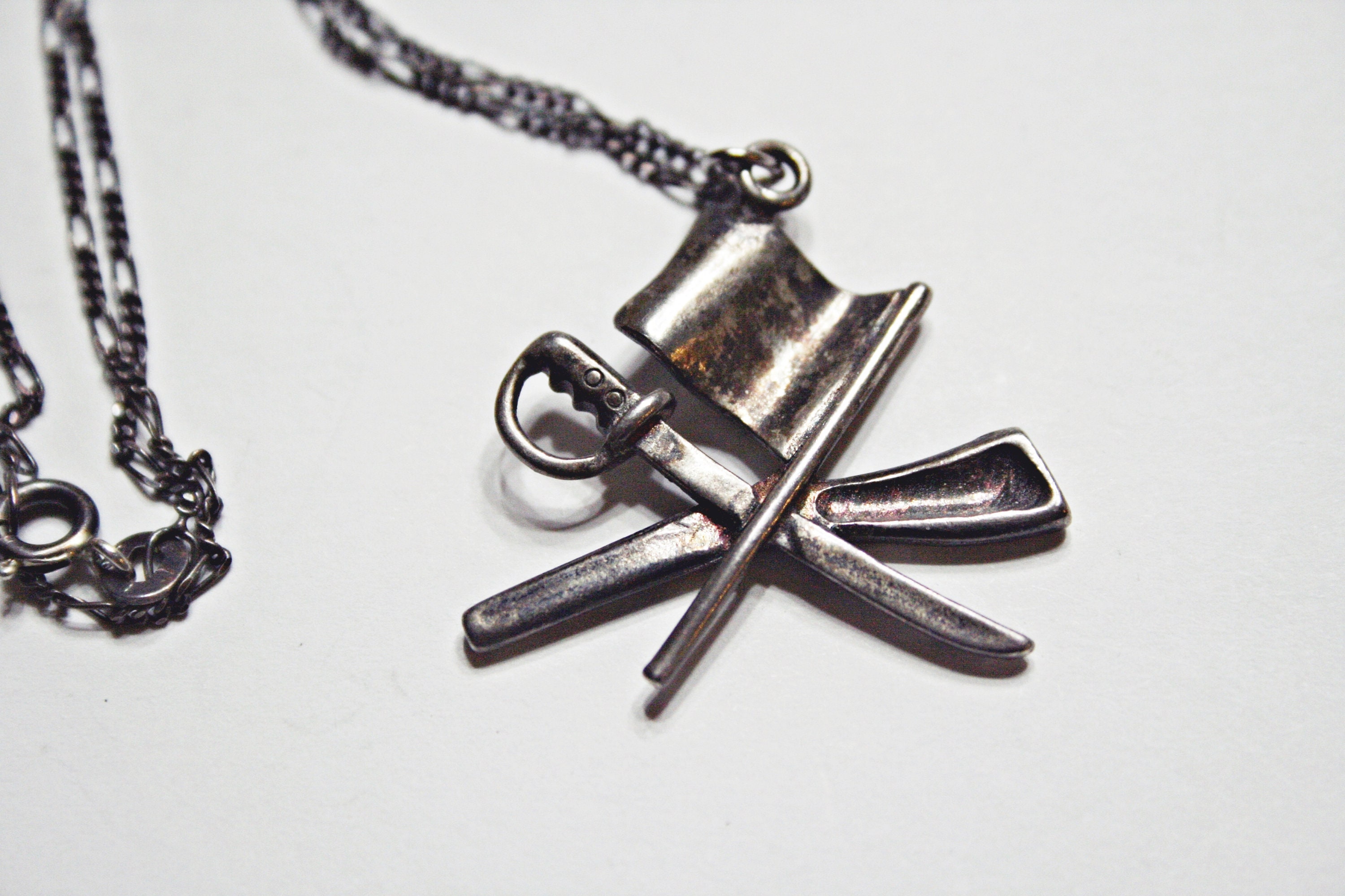 Vintage Sterling Silver Color Guard Sword Flag and Rifle - Etsy