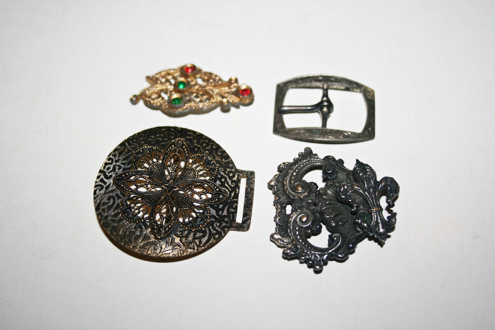 Collection of Antique Victorian Buckles and Half Buckles - Etsy