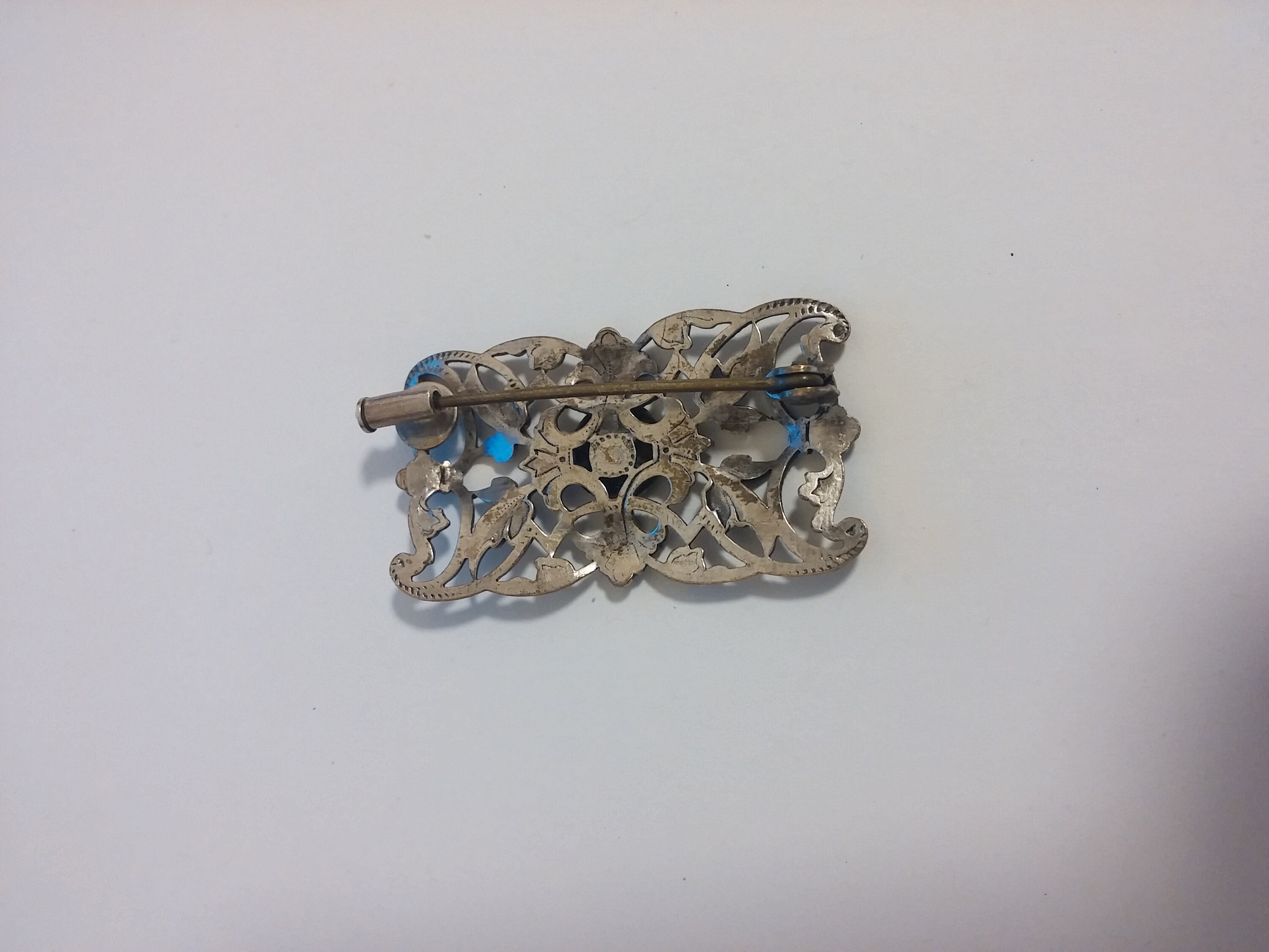 Antique Art Deco French Religious Brooch | Etsy