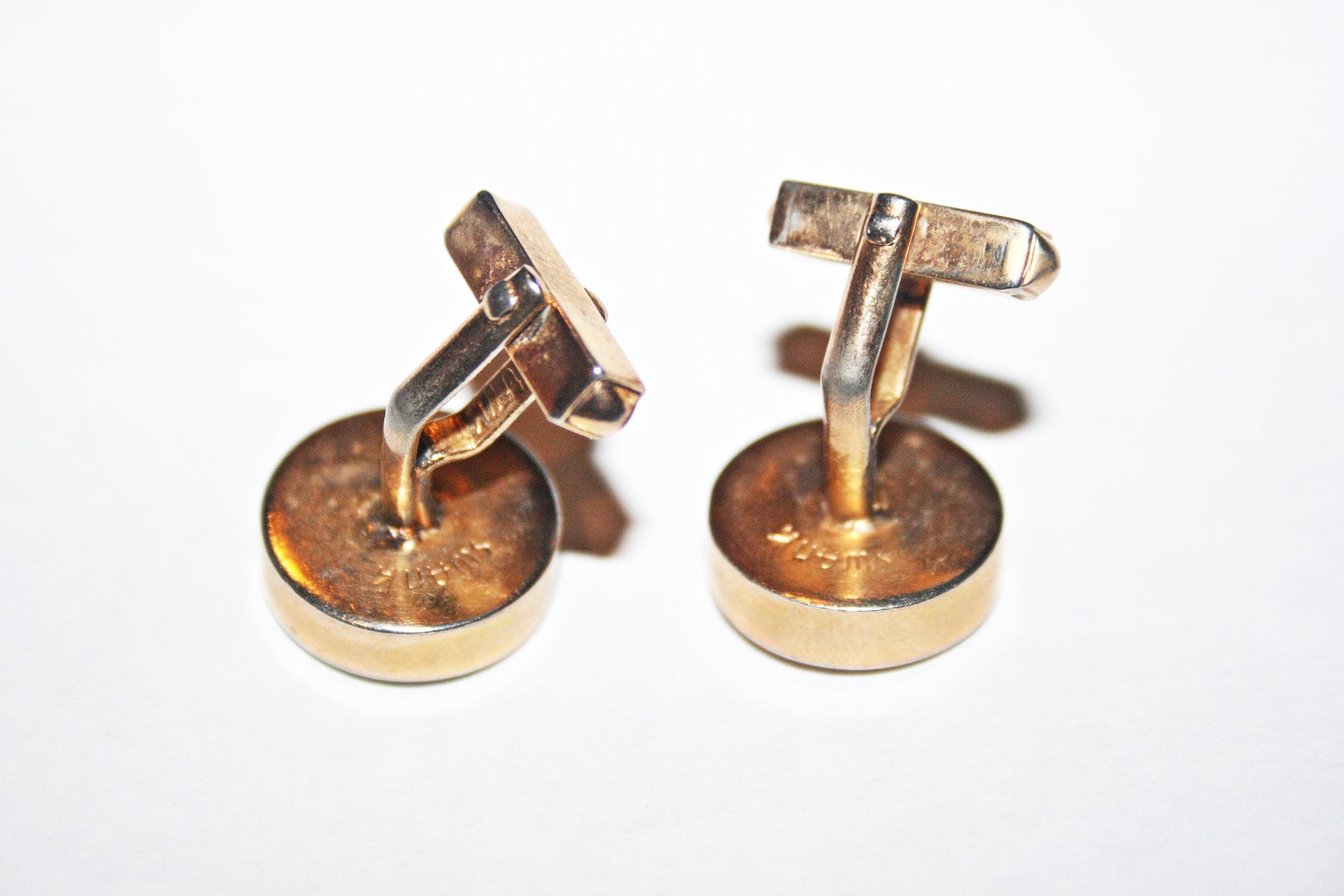 Vintage Swank Chunky Gold Plated Cuff Links - Etsy