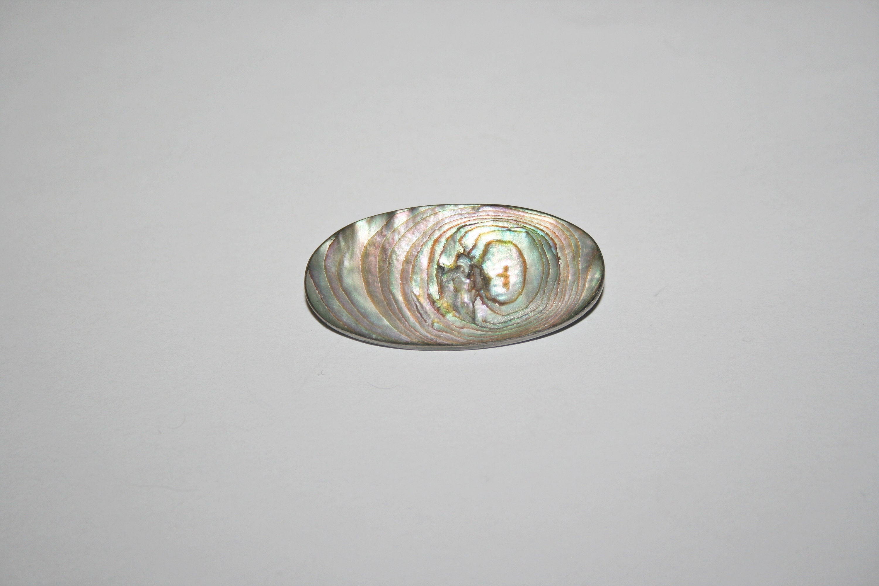 C1930s Sterling Silver and Abalone Shell Brooch | Etsy